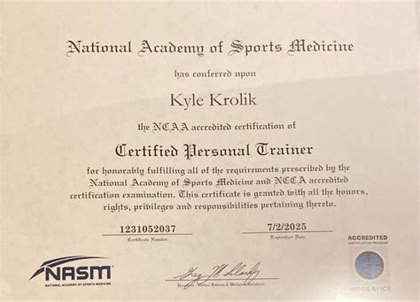 Kyle Krolik On Linkedin Nasm Cpt Personaltrainer