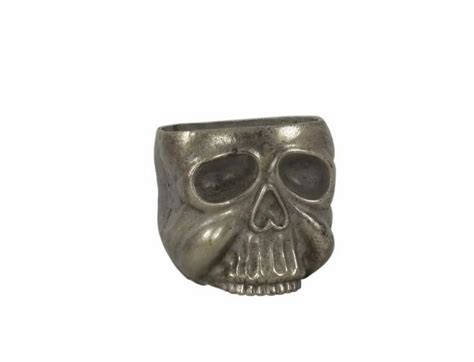 Black Brass Skull Design For Interior Decor Size 12 Inch At Rs 1150