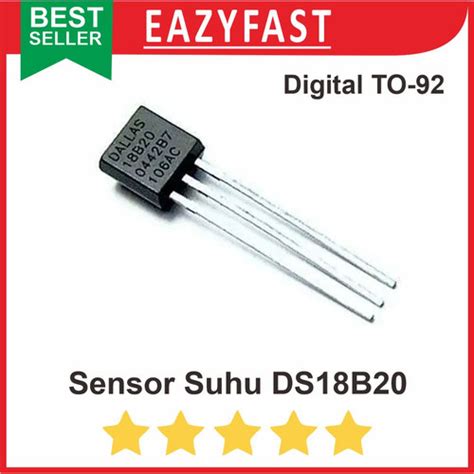 jual ic chip ds18b20 sensor suhu arduino compatible temperature digital