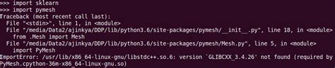 Python Sklearn And Pymesh Import Causes Conflicts Stack Overflow