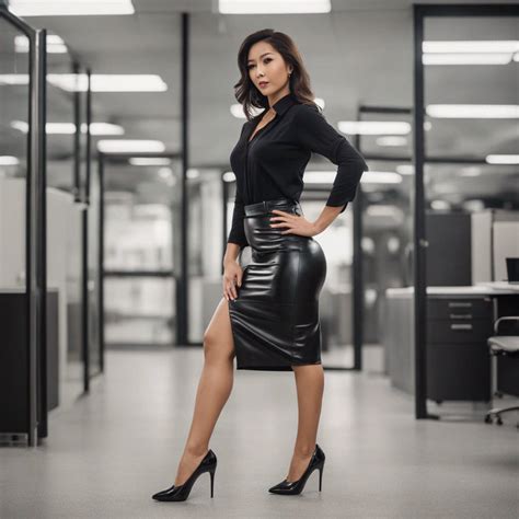 Ultra 4k Hd Sexy Asian Milf In A Latex Pencil Skir By Justjack92 On Deviantart