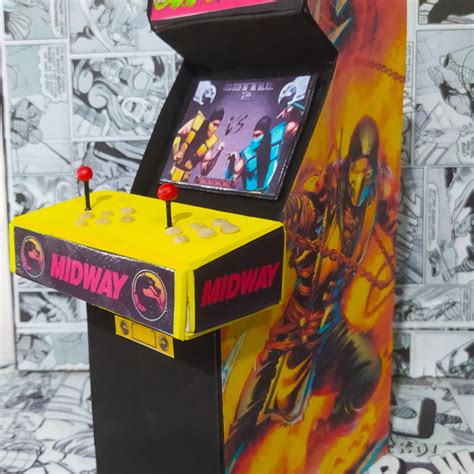 Miniatura Arcade 25cm Mortal Kombat Scorpion Vs Sub Zero Elo7