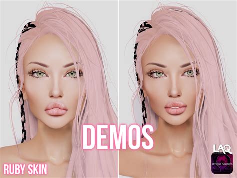 Second Life Marketplace Morphic Ruby Skin Demos