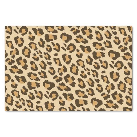 Leopard Print Tissue Paper Zazzle
