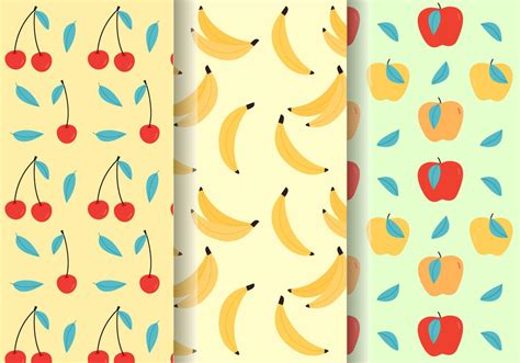 Free Cute Fruit Patterns 155555 Vector Art At Vecteezy