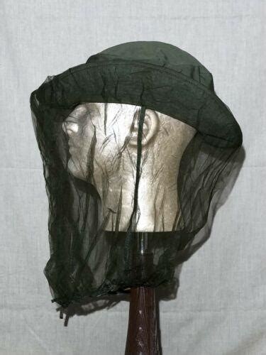 Vietnam Era Us Army Jungle Hat With Insect Net Dated 69 In Original Bag