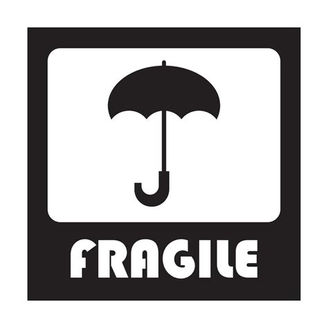 Fragile Logo A4 Size