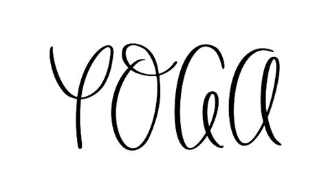 필기 벡터 로고 텍스트 요가 배지 아이콘 배너 포스터 카드 광고판 스티커 가게에 대한 손 레터링 텍스트 배경 캘리그래피 디자인 0명에 대한 스톡 벡터 아트 및 기타 이미지