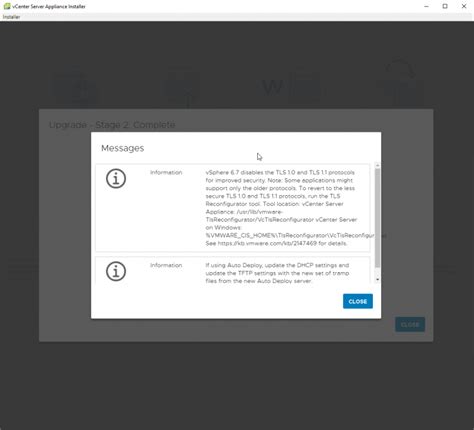 Upgrading VCSA 6 5 To 6 7u2