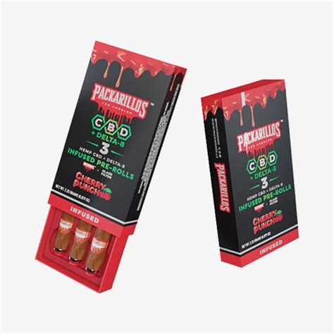 Delta 8 Pre Roll Boxes Custom Product Packaging