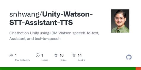 GitHub Snhwang Unity Watson STT Assistant TTS Chatbot On Unity Using IBM Watson Speech To