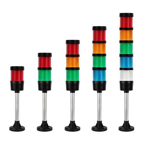 Modular Led Signal Tower Stack Lights 24 Diameter Fixed Mount