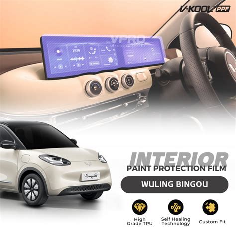 Jual Vkool Ppf Interior Protector Wuling Binguo Panel Konsol