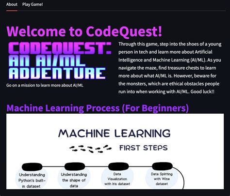 Codequest An Aiml Adventure Devpost
