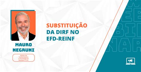 Substituição Da Dirf Na Efd Reinf ContÁbil Justi