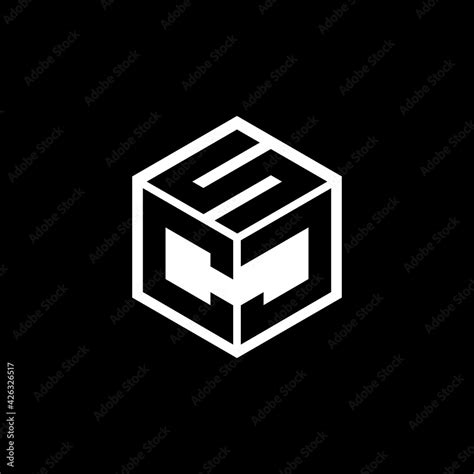 Cjs Letter Logo Design With Black Background In Illustrator Cube Logo Vector Logo Modern