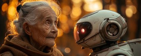 Premium Photo Aipowered Robotic Companions Background