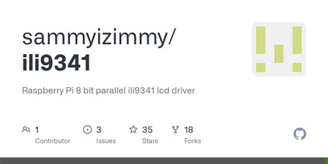 Github Sammyizimmyili9341 Raspberry Pi 8 Bit Parallel Ili9341 Lcd