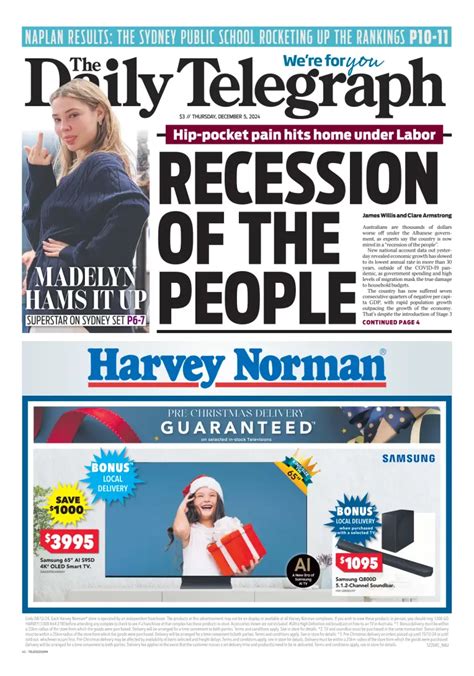 The Daily Telegraph Sydney Newspaper Subscription Pressreader