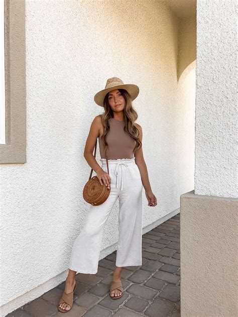 How To Style Linen Pants Outfit Ideas To Copy This Summer
