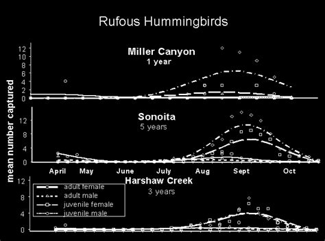 The Smoothed Seasonal Distribution Of Rufous Hummingbird Selasphorus Download Scientific