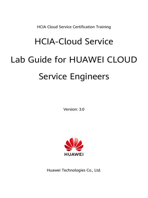 hcia cloud service v3 0 lab guide pdf cloud computing user