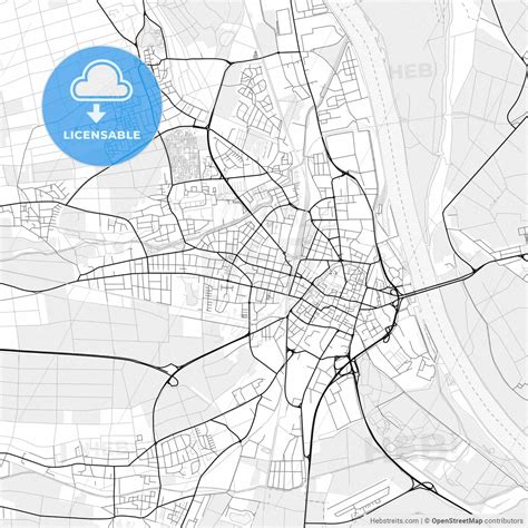 Vector Pdf Map Of Worms Germany Hebstreits