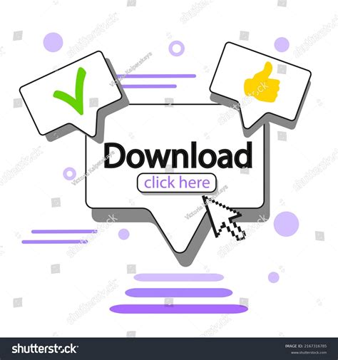 Download Click Web Button Icons Green Stock Vector Royalty Free 2167316785 Shutterstock