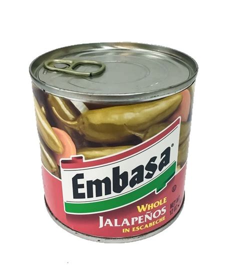 Jalapenos Embasa Whole Jalapenos In Escabeche 26 Oz