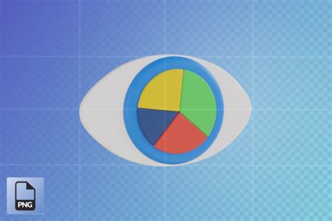 Pie Chart Visualisation D Render Graphic By Aamiansyah Creative Fabrica