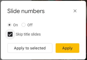 How To Add And Remove Slide Numbers In Google Slides OfficeBeginner