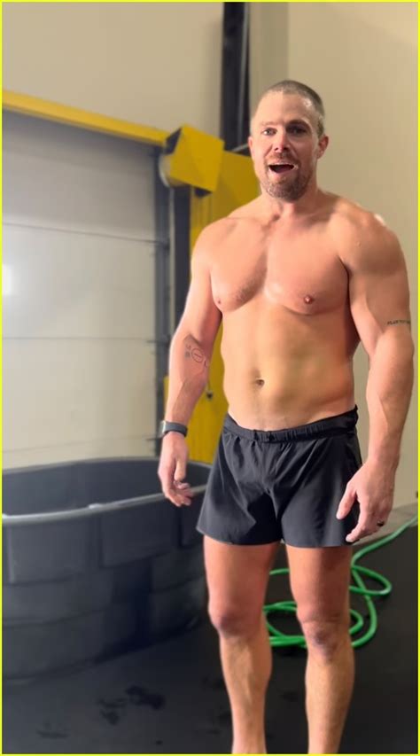 Shirtless Stephen Amell Looks Buffer Than Ever While Doing Marketing Shoot For Heels Season 2