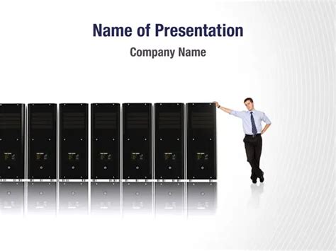 Computer Server PowerPoint Templates Computer Server PowerPoint Backgrounds Templates For