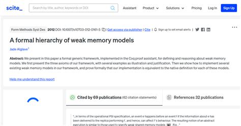 A Formal Hierarchy Of Weak Memory Models Scite Report