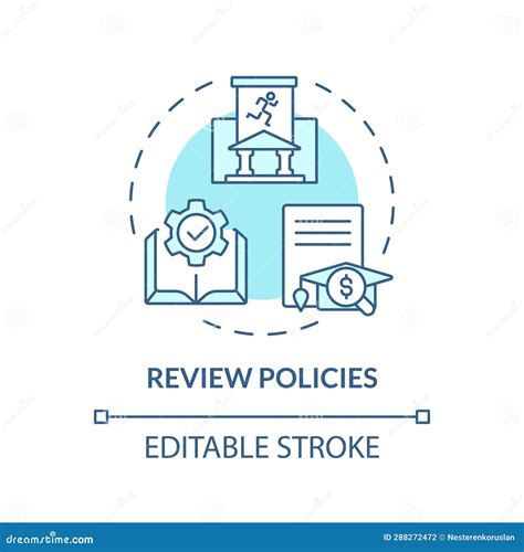 Policies Line Icons Collection Regulations Guidelines Procedures