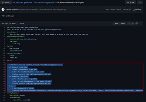 Sentinel Hunting Query Pack Dcsecurityoperations Daniel Chronlund