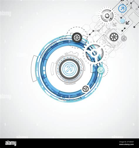 Abstract Digital Communication Technology Background Vector