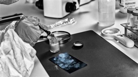 Experto Forense Que Trabaja En El Laboratorio De Ciencias Forenses