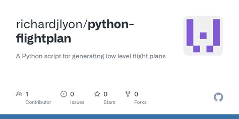 Github Richardjlyonpython Flightplan A Python Script For Generating