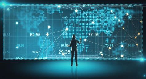 premium photo hacker using digital world map hologram on virtual screen