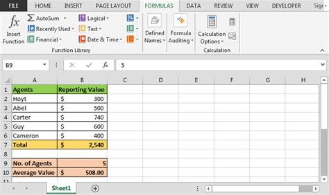 circular reference in microsoft excel