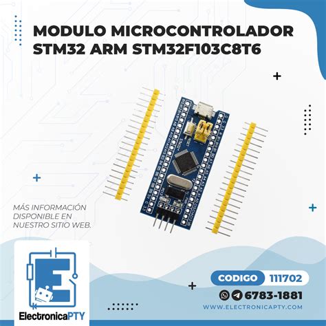 Modulo Microcontrolador Stm32 Arm Stm32f103c8t6 Contáctenos ️ Ventas