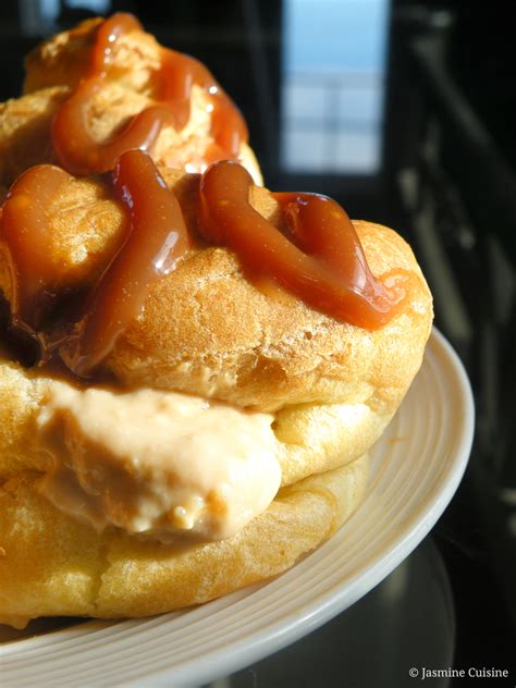 Choux à La Crème Pâtissière Au Dulce De Leche Jasmine Cuisine
