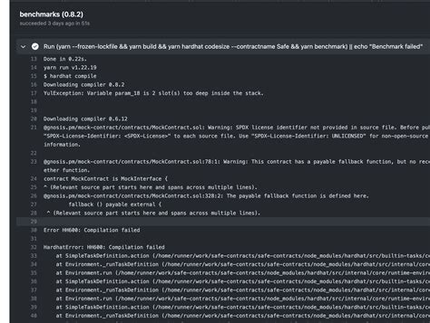 Ci For Benchmarks Is Not Running And Fail Silently · Issue 528 · Safe