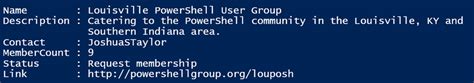 More Fun Getting Powershell User Groups • The Lonely Administrator