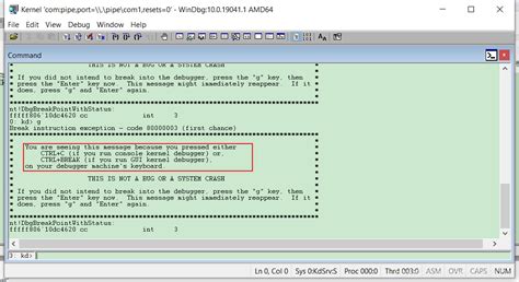 Windows内核调试 Com口调试 Csdn博客