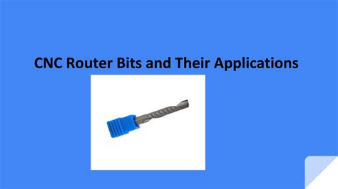 PPT CNC Router Bits And Their Applications In UAE PowerPoint Presentation ID