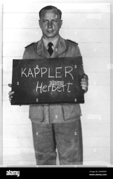 1945 9 May Roma Italy The Nazi Criminal Herbert Kappler 1907