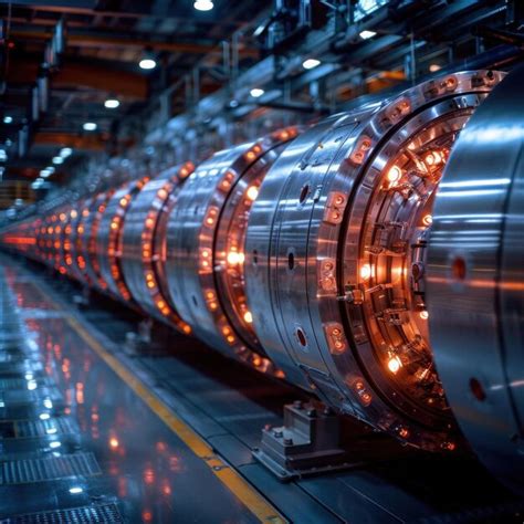 Superconducting Magnetic Energy Storage Facility Premium Ai Generated Image