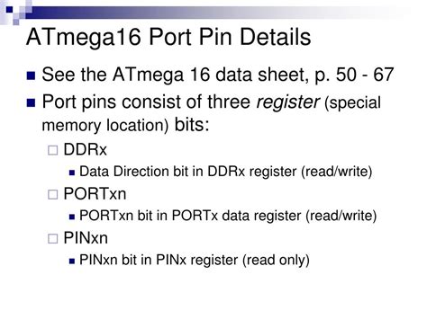 Ppt Programming The Atmega16 Powerpoint Presentation Free Download